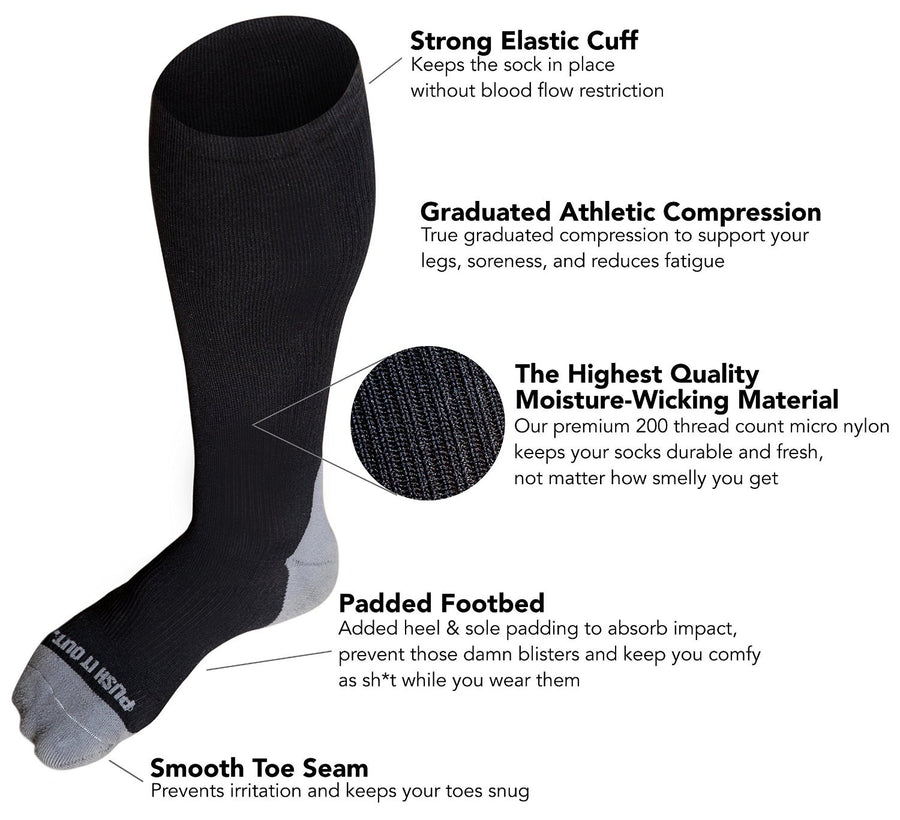 FITSHIT - Premium Athletic Compression Socks